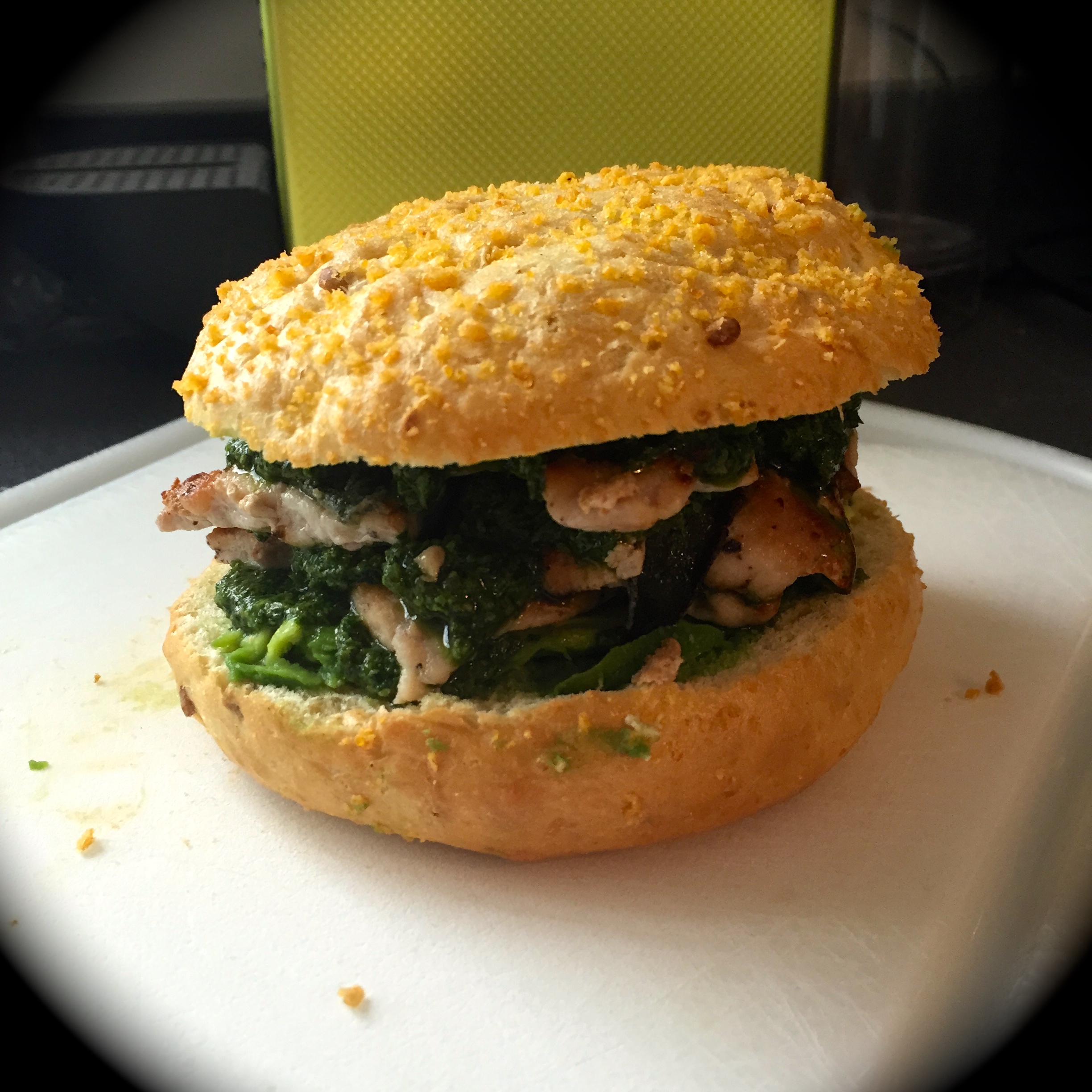 Stacked Green Pig Sandwich – ARCISFOODBLOG