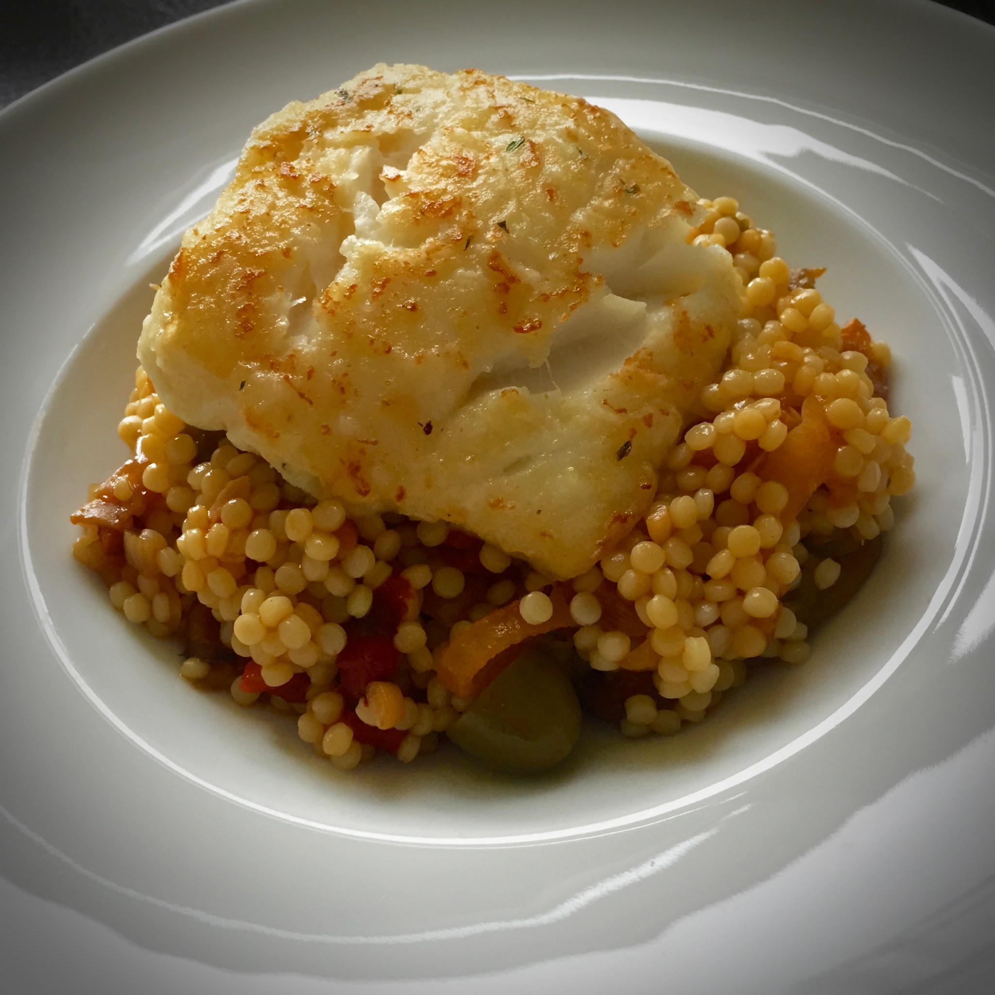 Peperonata with Pearl Couscous and Cod – ARCISFOODBLOG