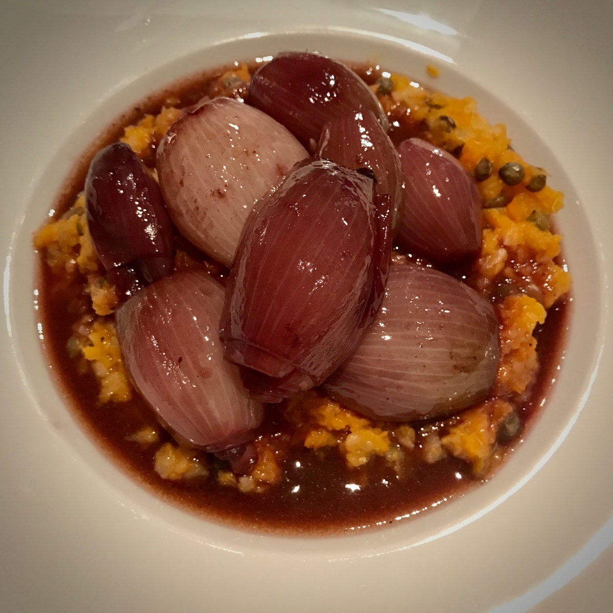 Lentil and Root Vegetable Mash with Wine-Braised Shallots by Yotam ...